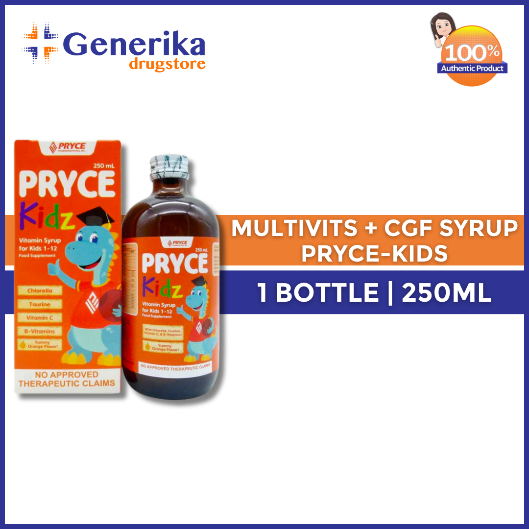 Pryce Kids Multivitamins + CGF Syrup | Lazada PH