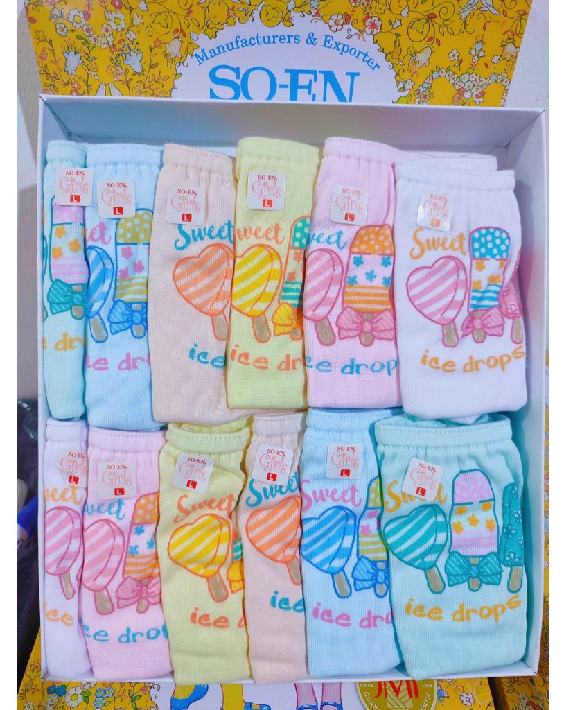 (CCP) 1Box Original Soen Panty for Kids Girl Inside Garter Panty ...