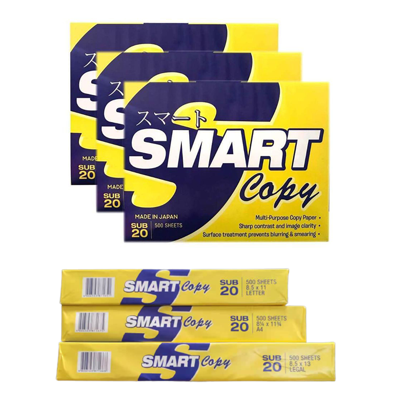 Copy Bond Paper Sub 20 500 sheets (Short, Long, A4 sizes) Smart Letter ...