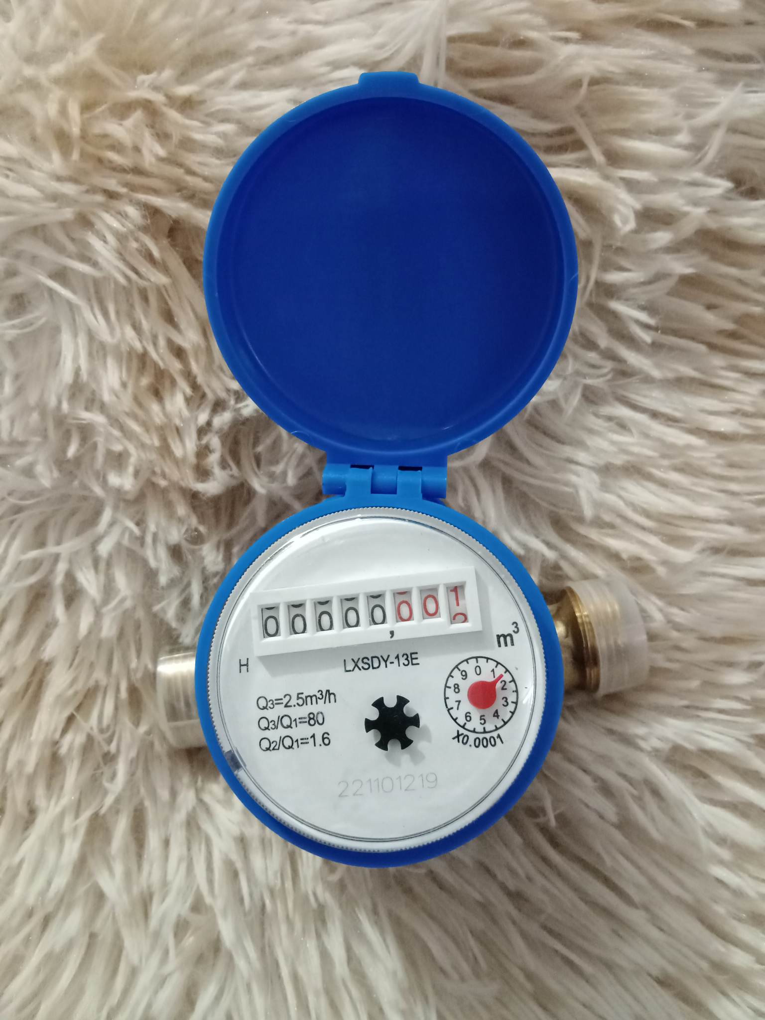 Heavy Duty Water Meter 1/2 Brass Type (Submeter) / Sub meter Anti ...