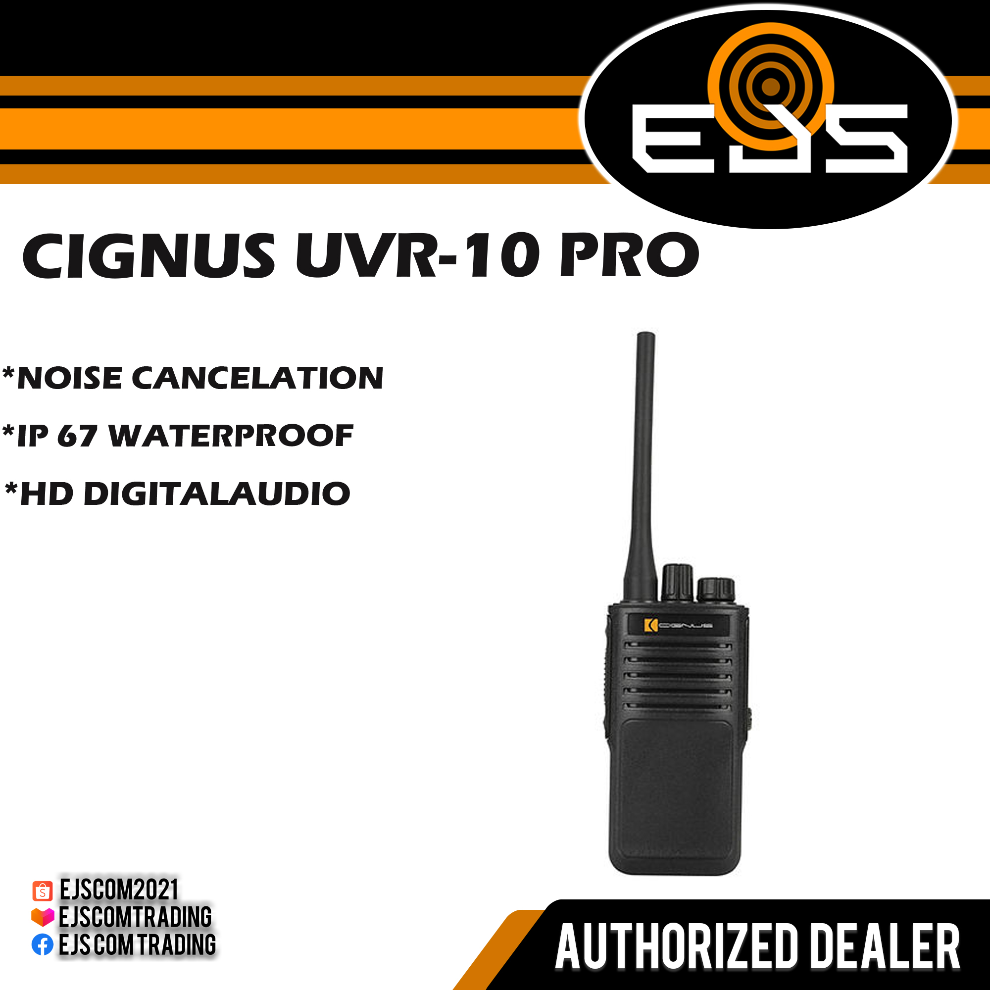 CIGNUS UVR-10 AND UVR10 PRO DUAL BAND 10WATTS POWER OUTPUT IP68 ...