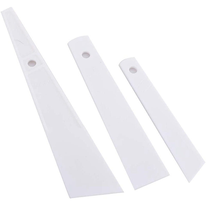6Pcs Glue Tool Smear Plastic Glue Scraper Leather Scraping Spreaders ...