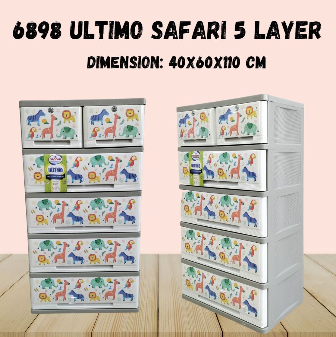 ULTIMO SAFARI 5 LAYER / LAGAYAN NG DAMIT/ ELEGANT DESIGN CABINET ...