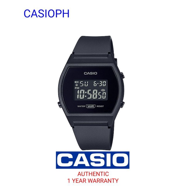Casio LW-204-1B All black | Lazada PH
