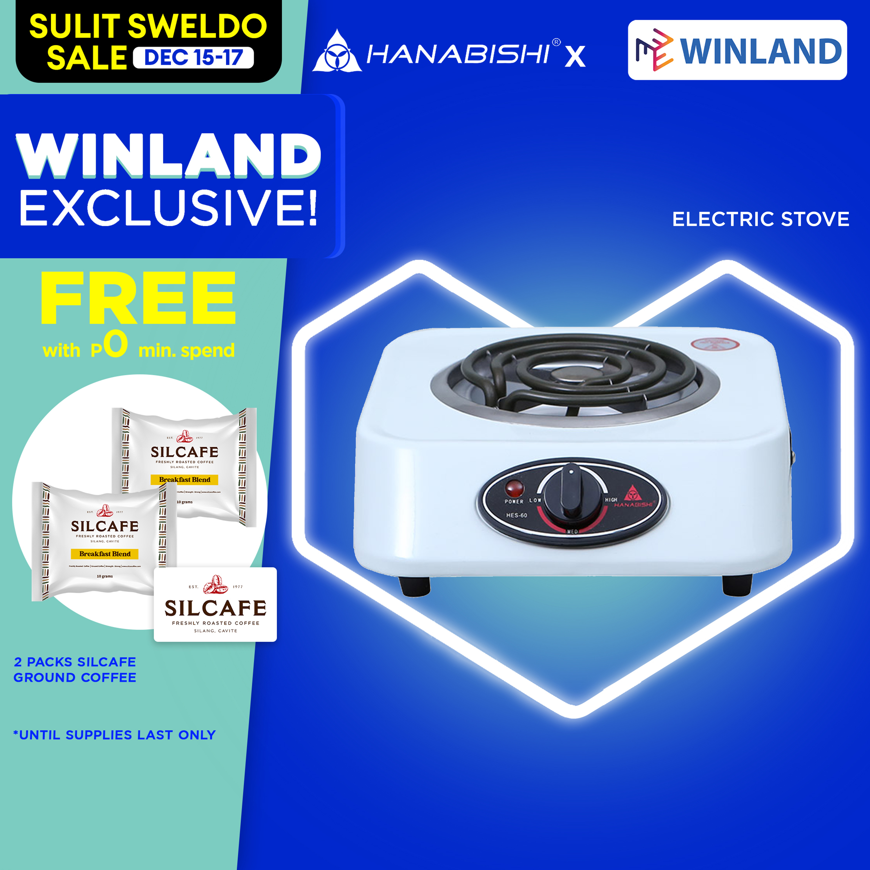 HANABISHI by Winland Electric Stove 6" Single Burner HES 60 HES-60 ...