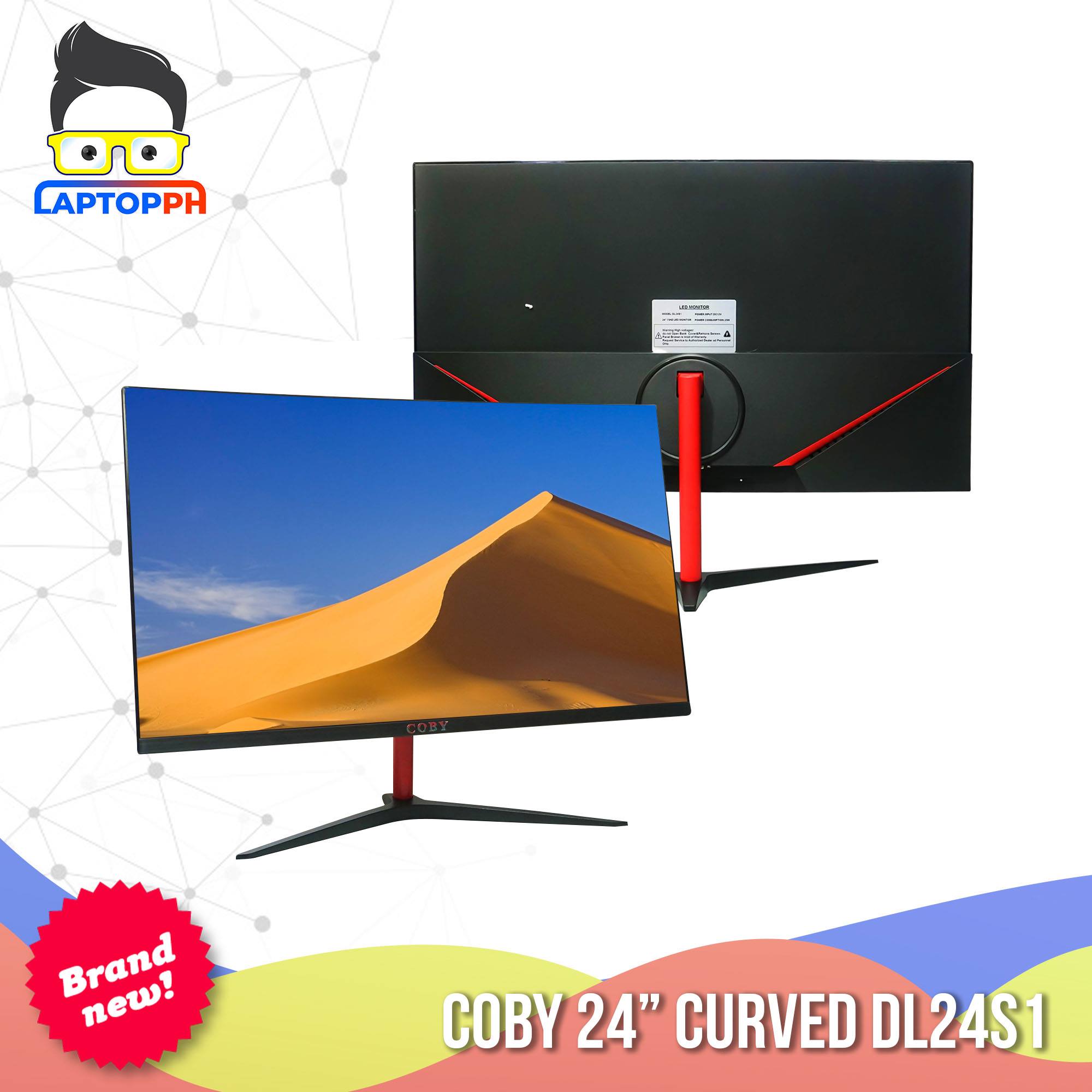 COBY Curved 24 DL24S1 IPS Monitor 1080p 75hz 5ms for Desktop Gaming PC ...