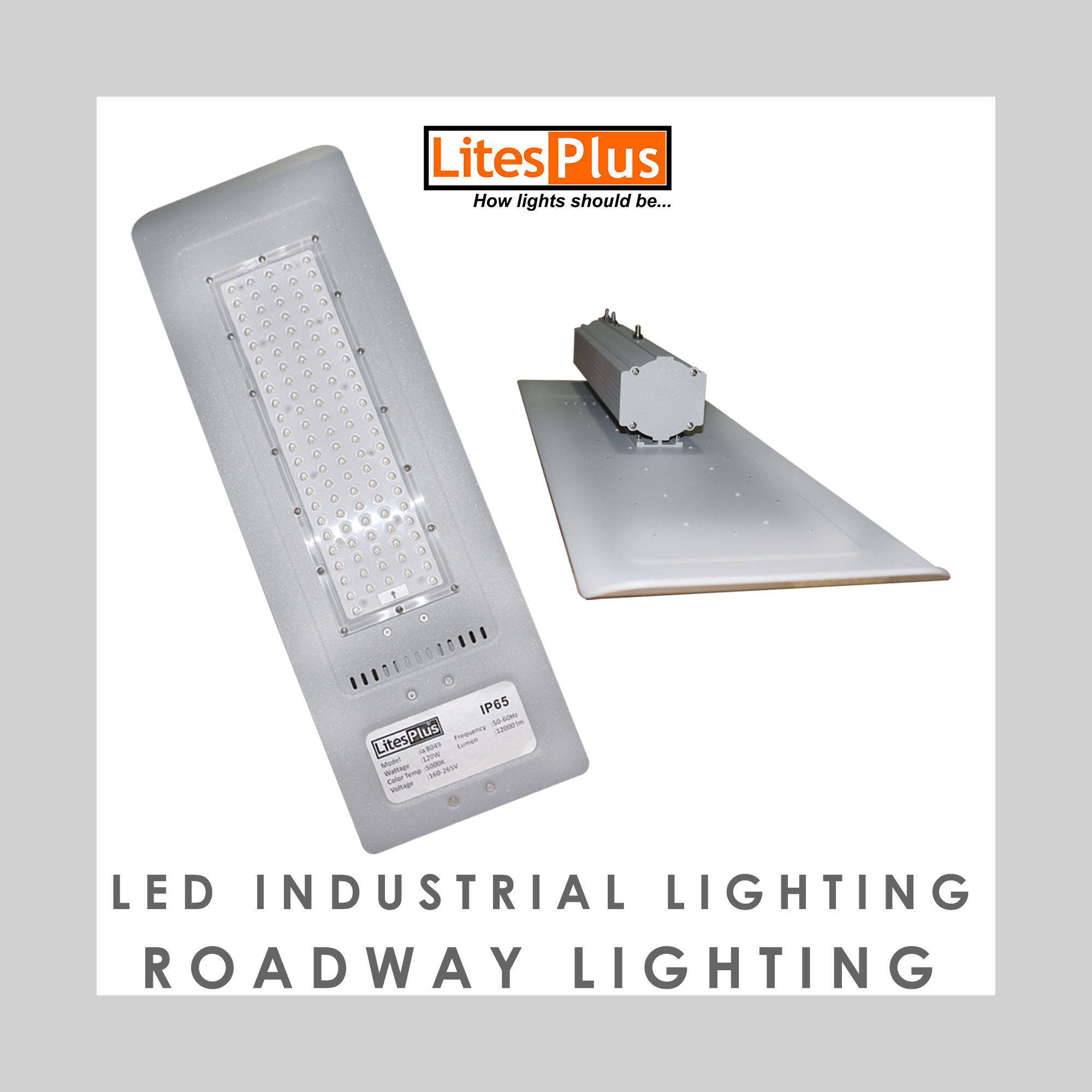 LITESPLUS LED INDUSTRIAL LIGHTING ROADWAY LIGHTING 60WATTS (IA-8049 ...