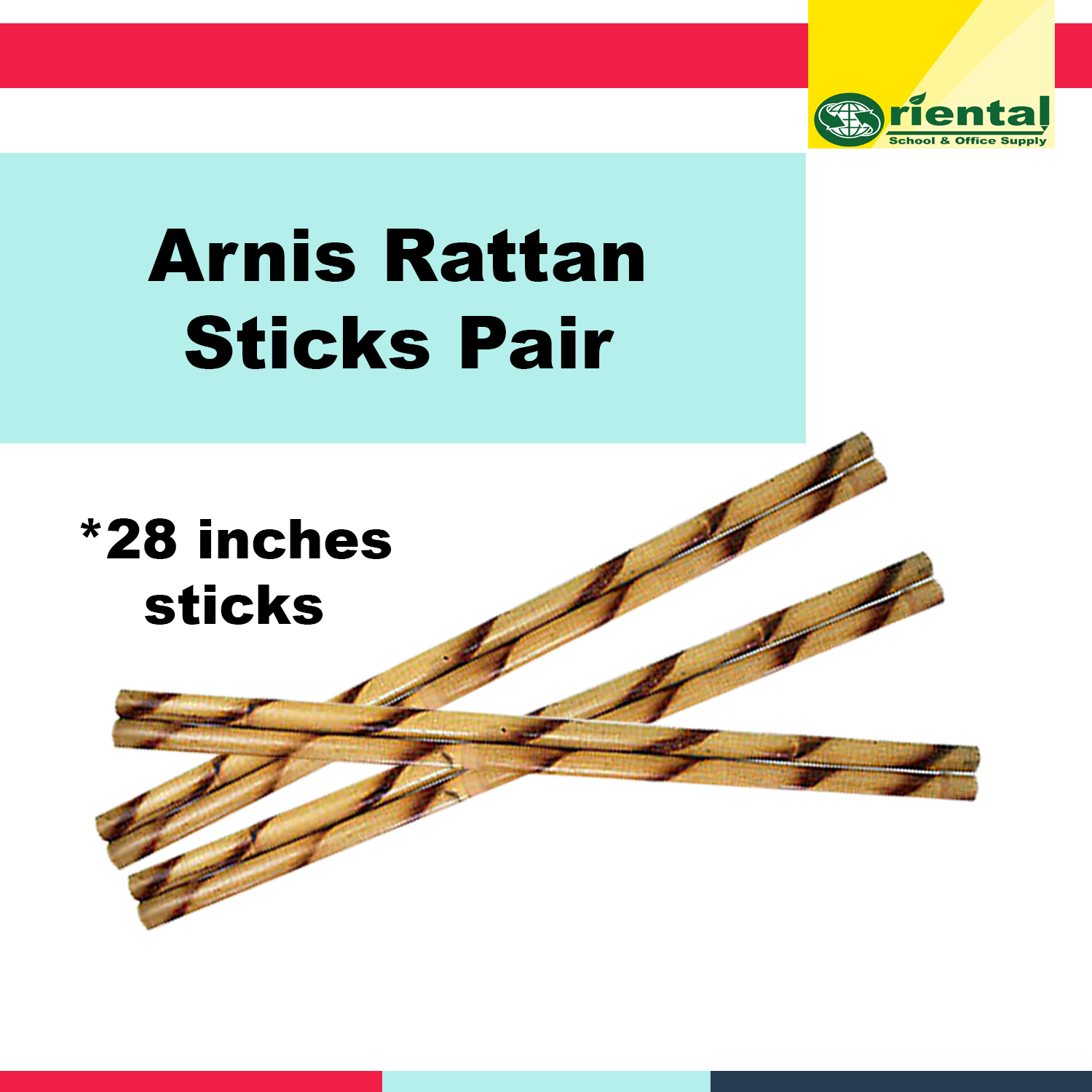 2 pcs. Arnis Stick per Pair (Rattan) - 28 inches long - 2 Arnis Sticks ...