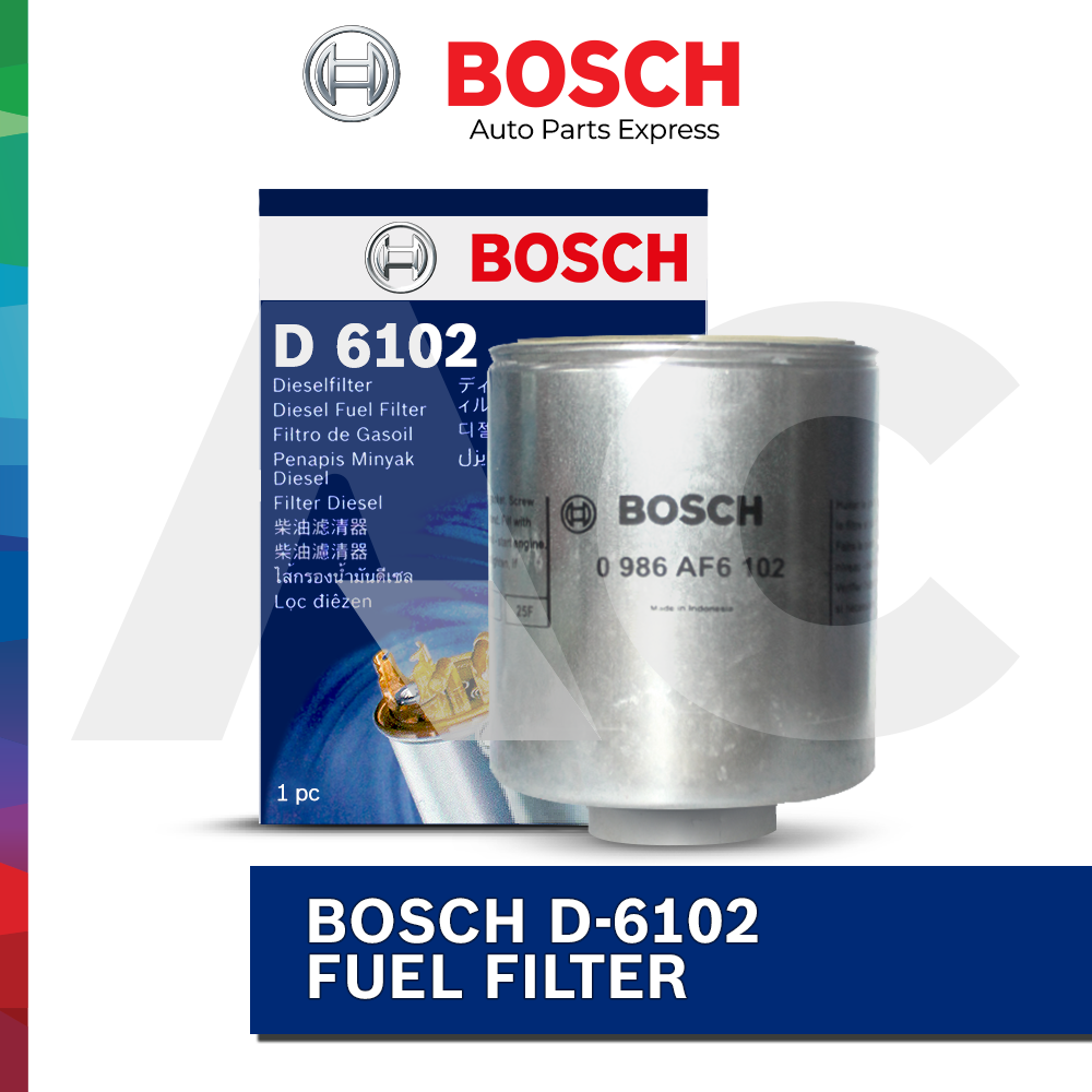 BOSCH FUEL FILTER D6102 (FC-1510/8-97375981-0) FOR ISUZU D-MAX 3.0 2008 ...