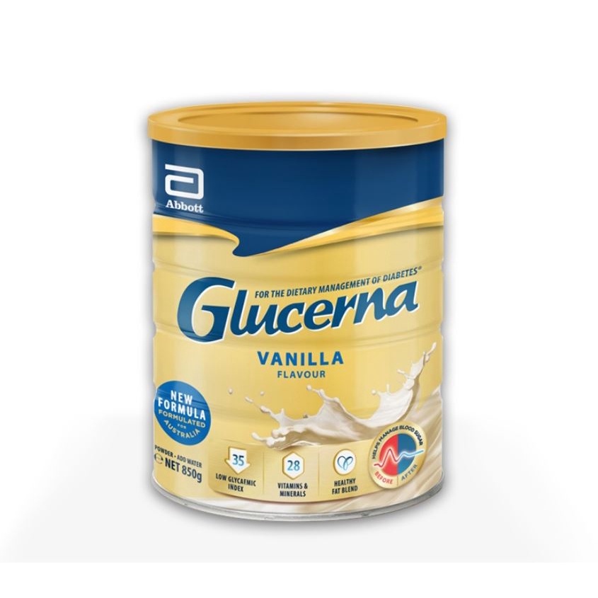 Glucerna Triple Care Powder Diabetes Vanilla Milkshake 850g slim ...