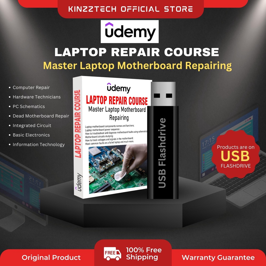 Udemy - Laptop Repair Course: Master Laptop Motherboard Repairing USB ...