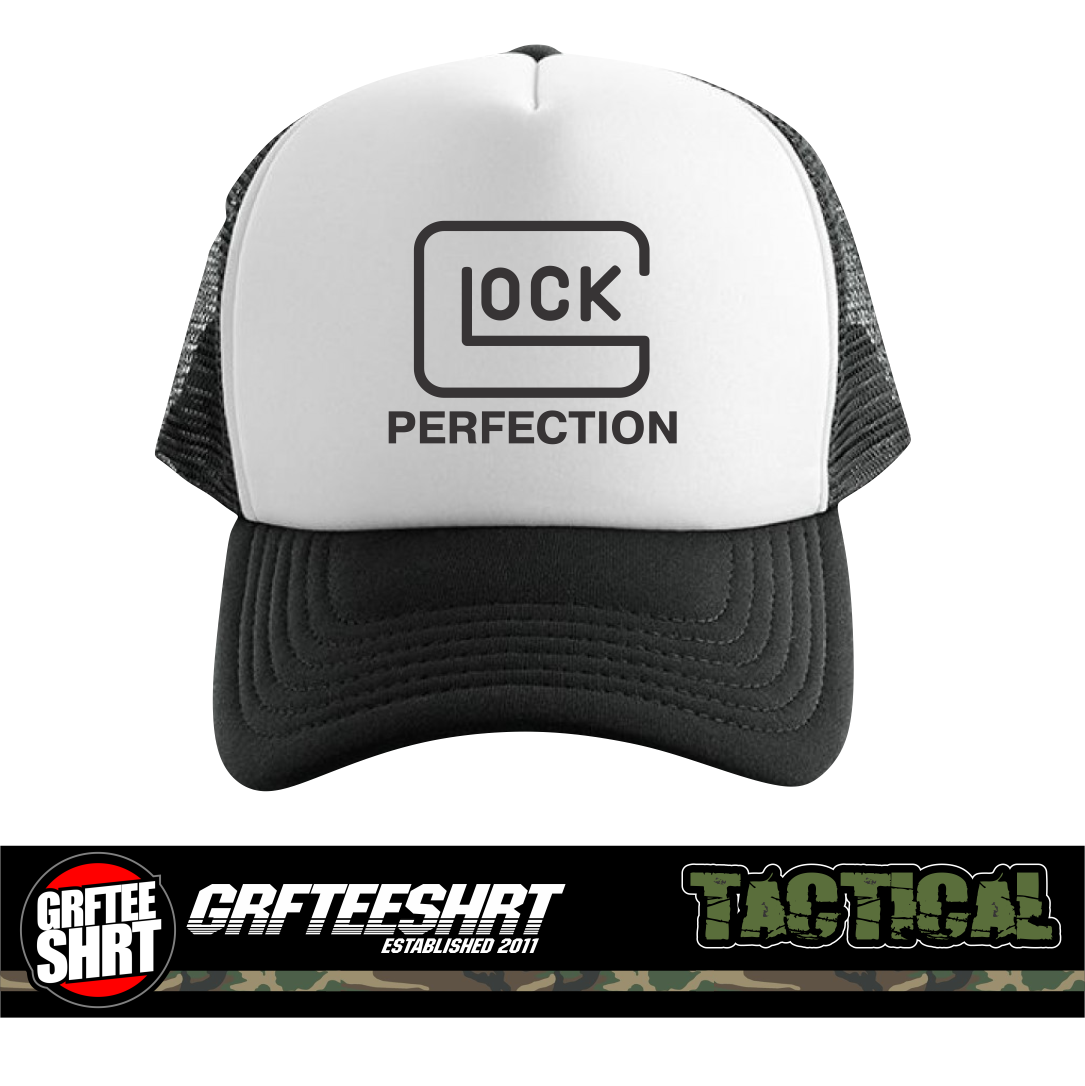 Glock Perfection Tactical Trucker Cap Mesh Fashion Net Cap Snapback ...