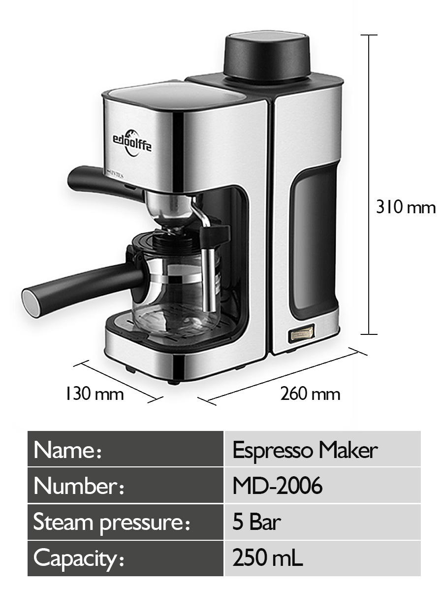 【48 Hours + Ready Stock】Coffee Maker Machine Espresso Machine Espresso ...