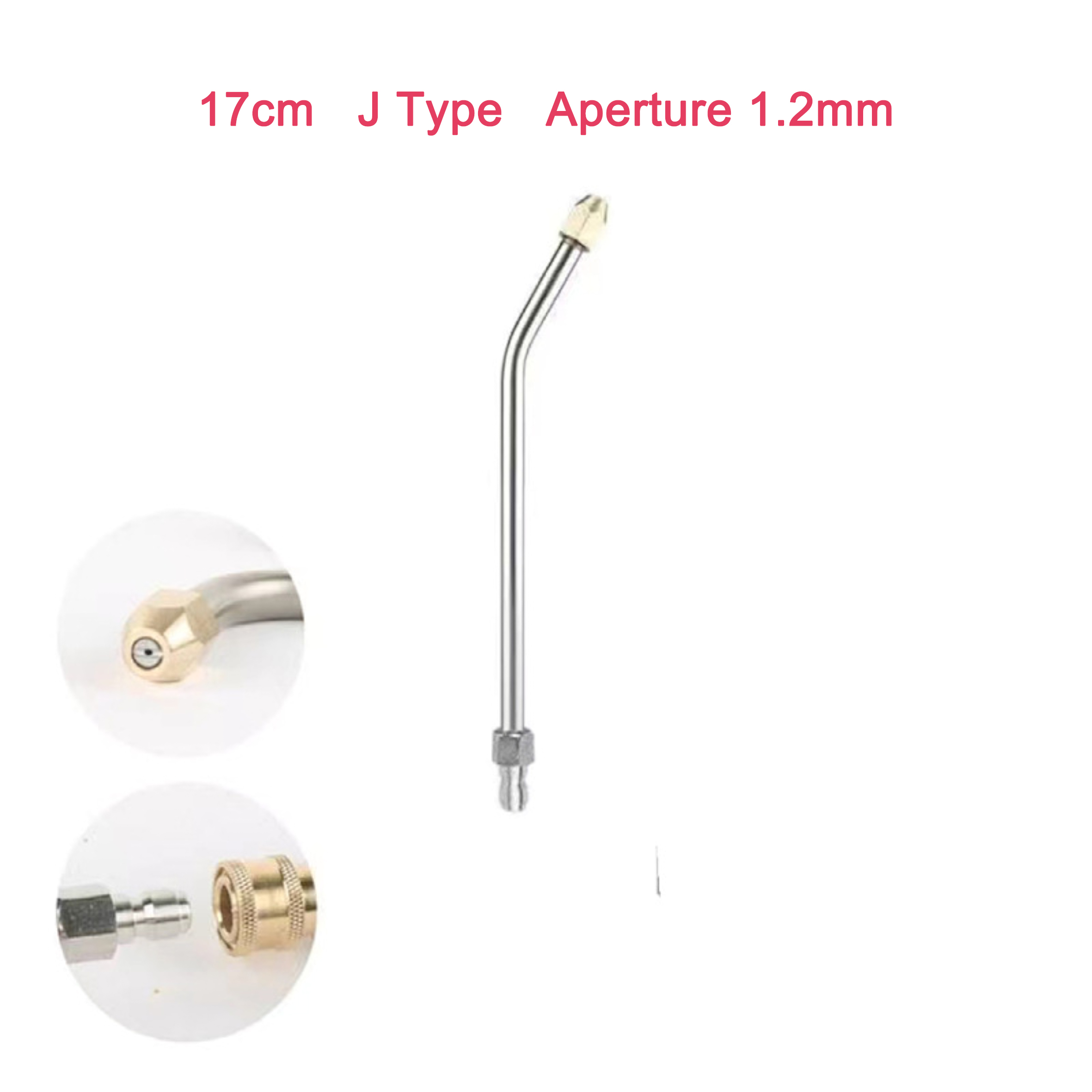Angled Car Pressure Washer Nozzle Extension Spray Nozzle Angled Lance ...