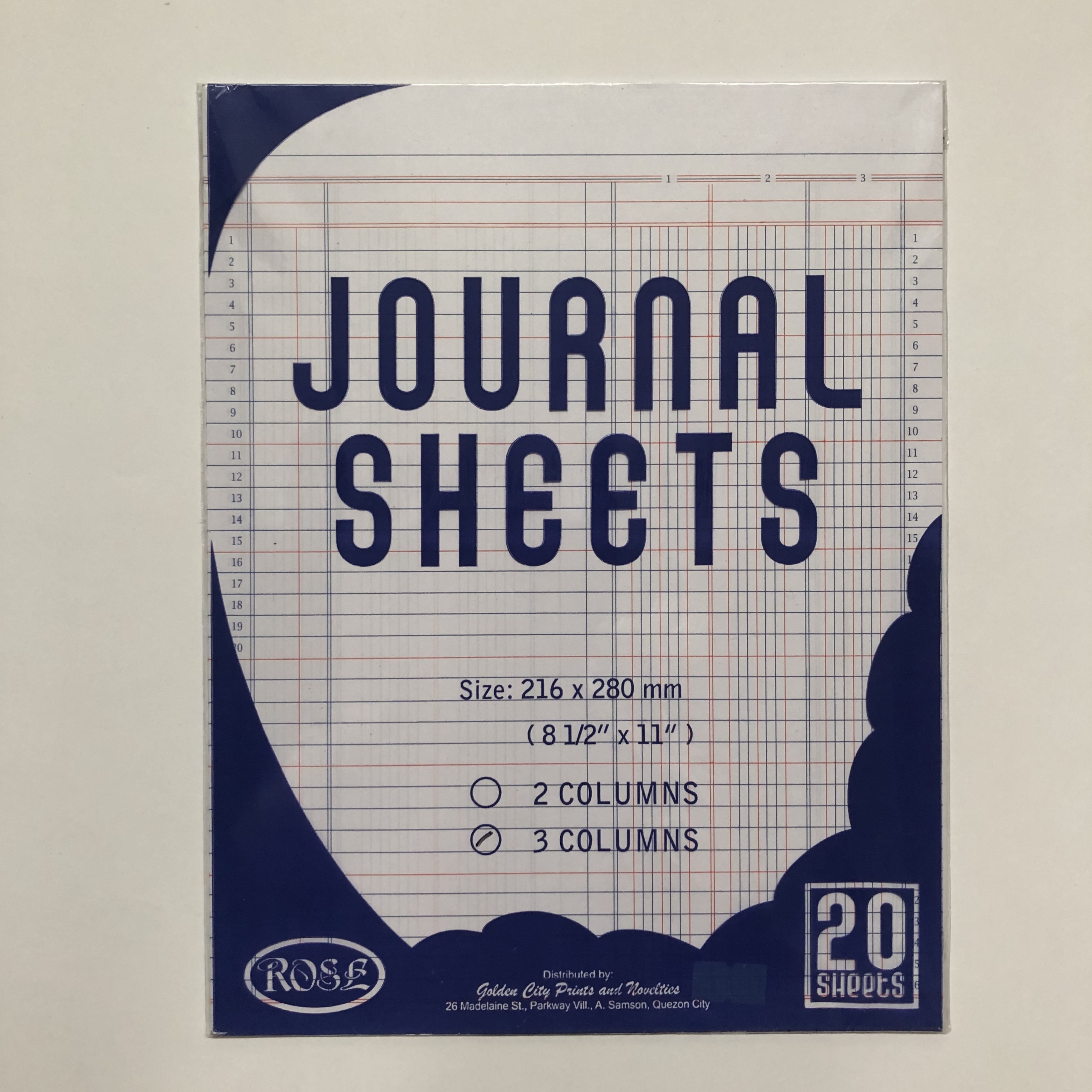 Rose Accounting Journal Sheets | Lazada PH