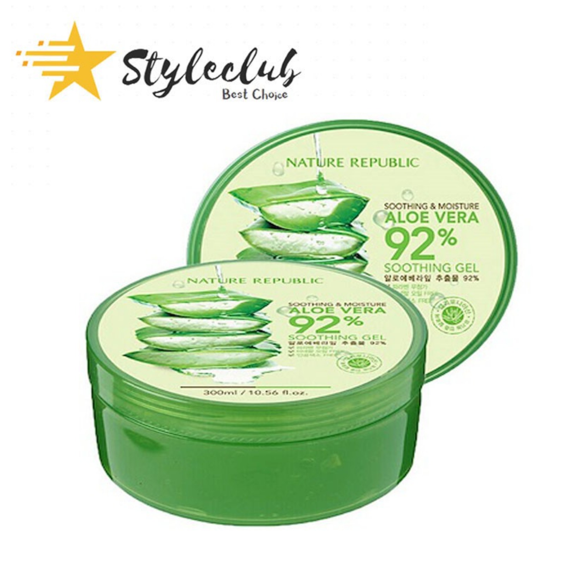 STYLECLUB NatureRepublic 92% Aloe Vera / Laydee 98% Aloe & Collagen ...