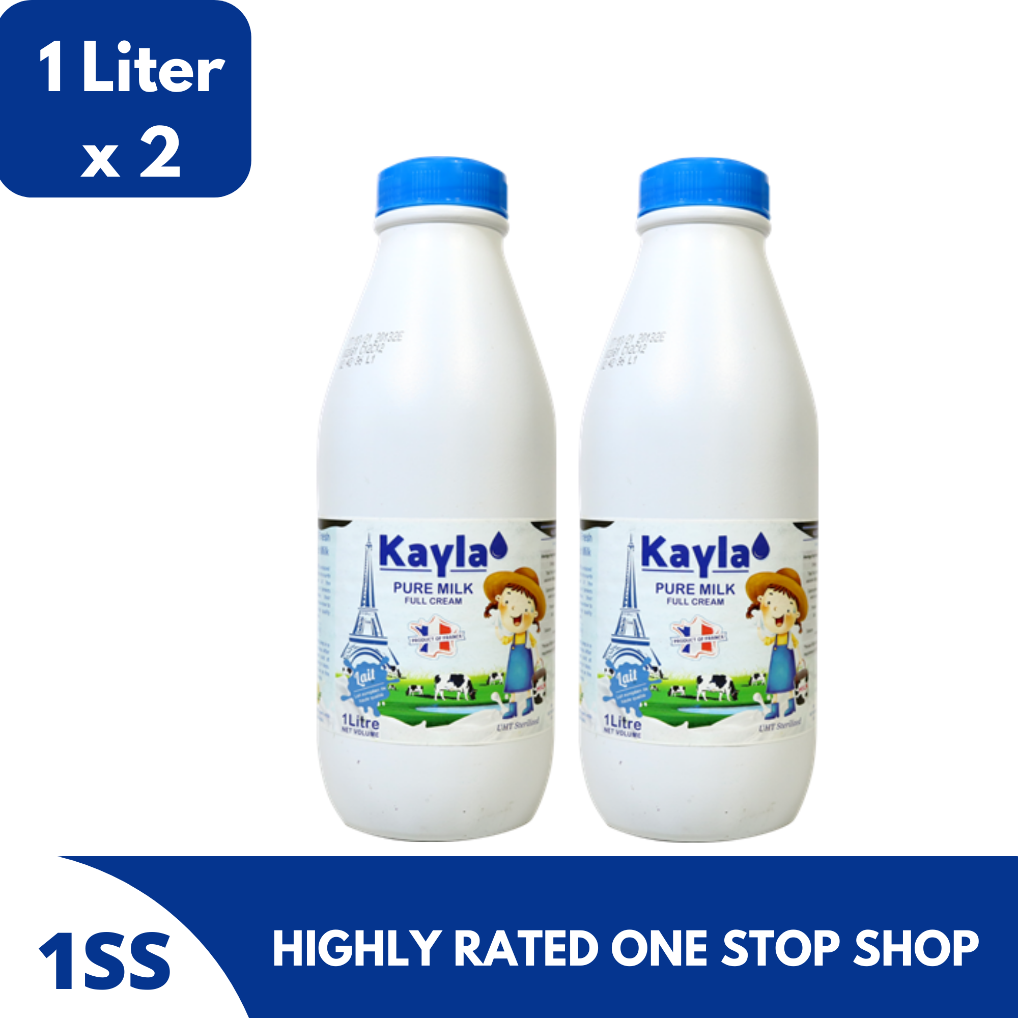 Kayla Pure Milk Full Cream, 1Liter set of 2 | Lazada PH