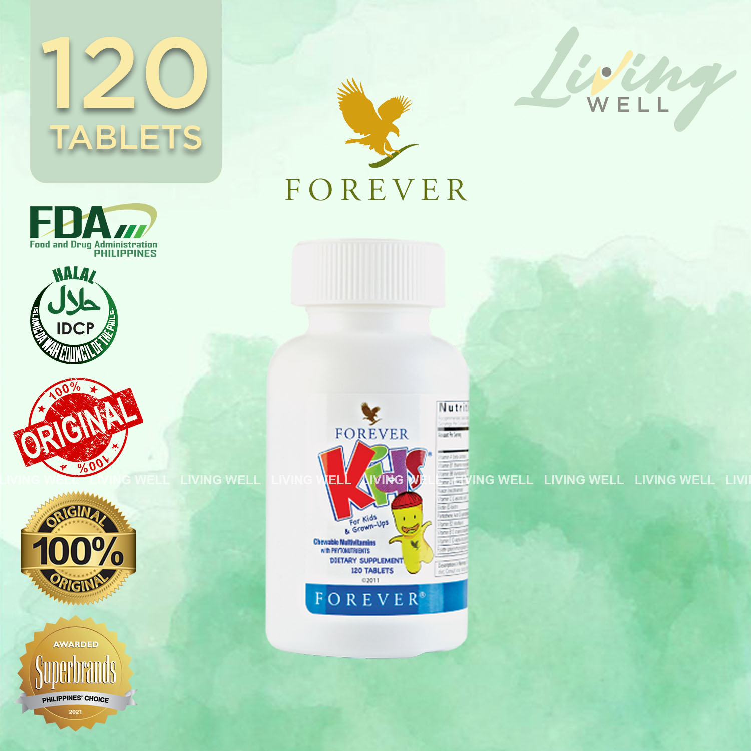 Forever Kids For Kids and Grown-Ups Chewable Vitamins with ...