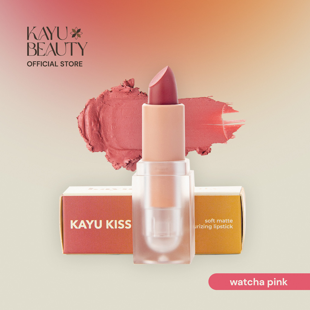 Kayu Beauty Kayu Kiss Soft Matte Moisturizing Lipsticks in Watcha pink ...
