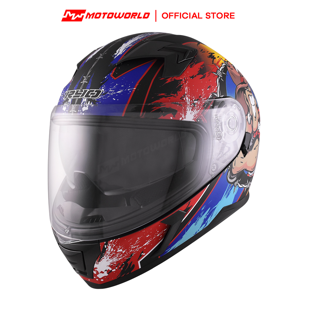 RYO Motorcycle Full Face Helmet RF-3SV Baseball Graphics | Lazada PH