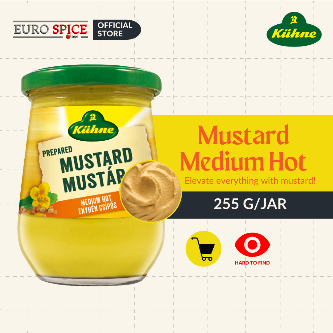 Euro Spice Mustard Medium Hot 255g (Kuhne) | Lazada PH