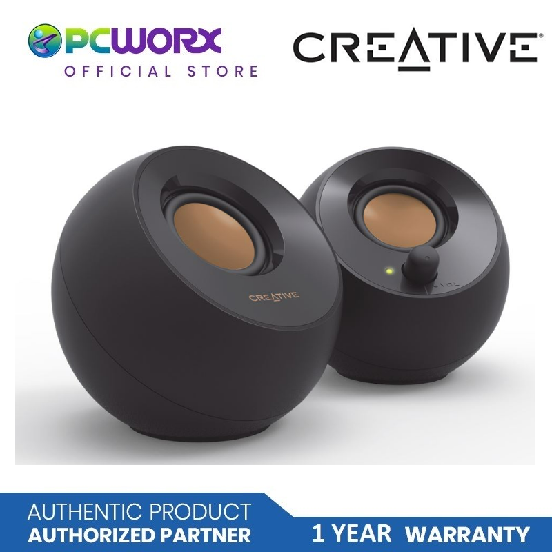 Creative MF1680 Pebble Modern 2.0 USB Speaker | Desktop Speaker ...