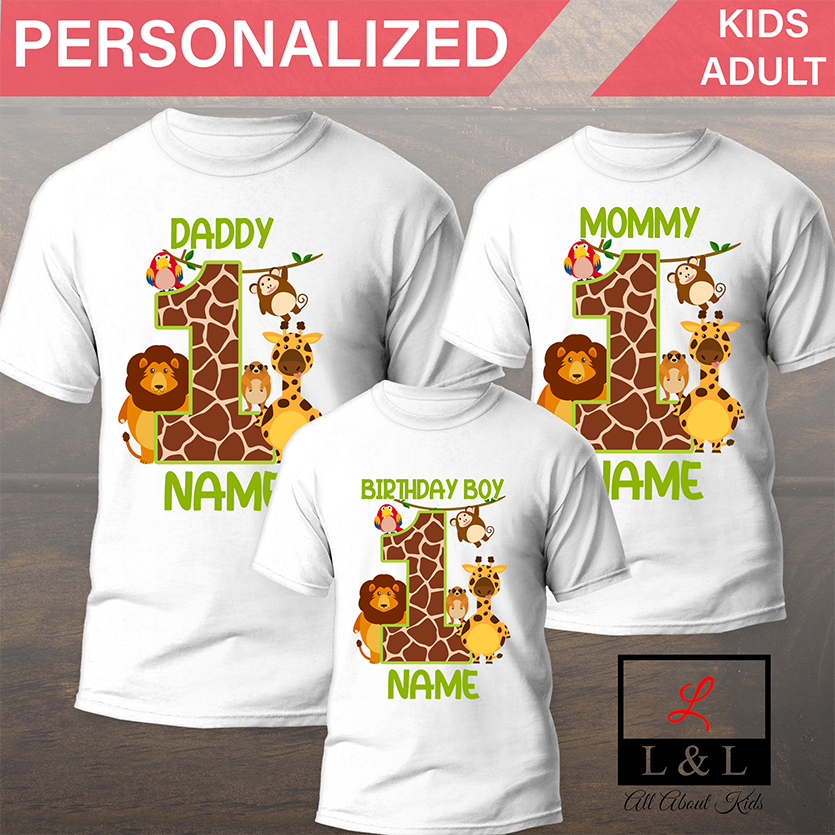 Personalized SAFARI Shirt For Kids And Family High Quality | Lazada PH
