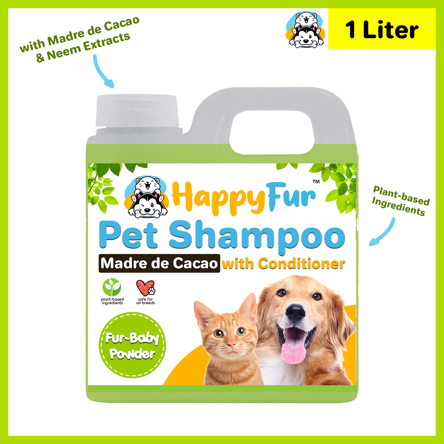SULIT BUNDLE Madre De Cacao Shampoo Bundle - Happy Fur with FREE SOAP ...