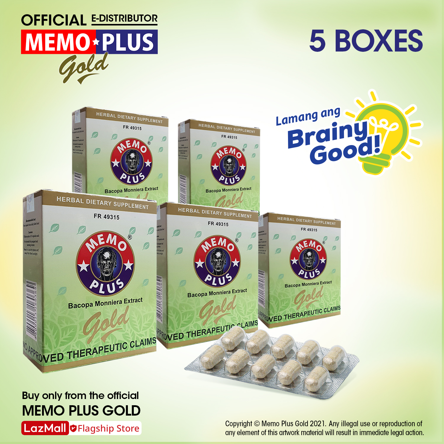 5 Memo Plus Gold 30's | Lazada PH
