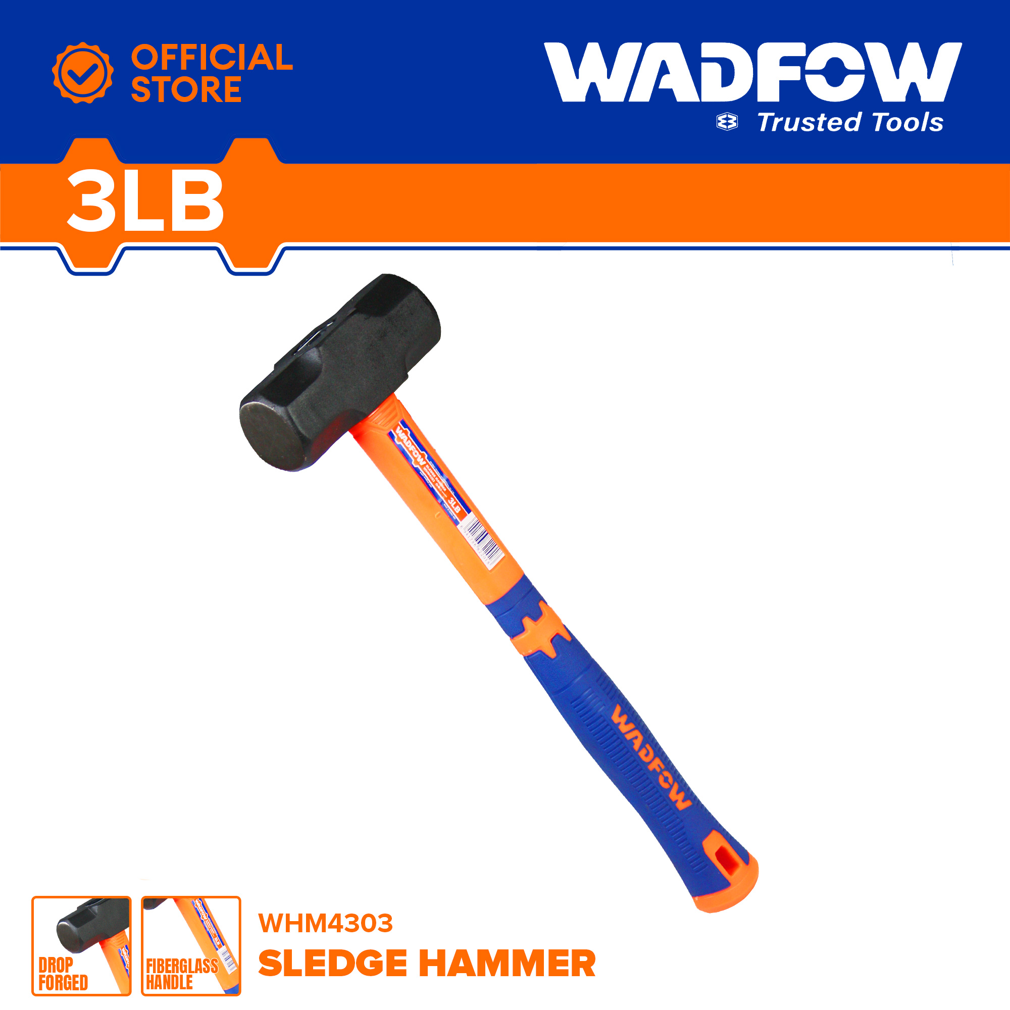 WADFOW Sledge Hammer Stoning Maso 2LB | 3LB | 4LB [SOLD PER PIECE ...