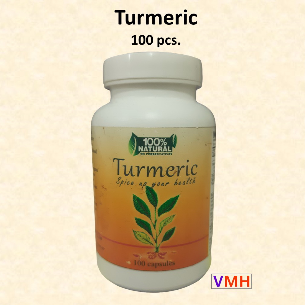 Turmeric Capsules 100 pcs. Luyang Dilaw ( Curcuma Longa ) Anti ...