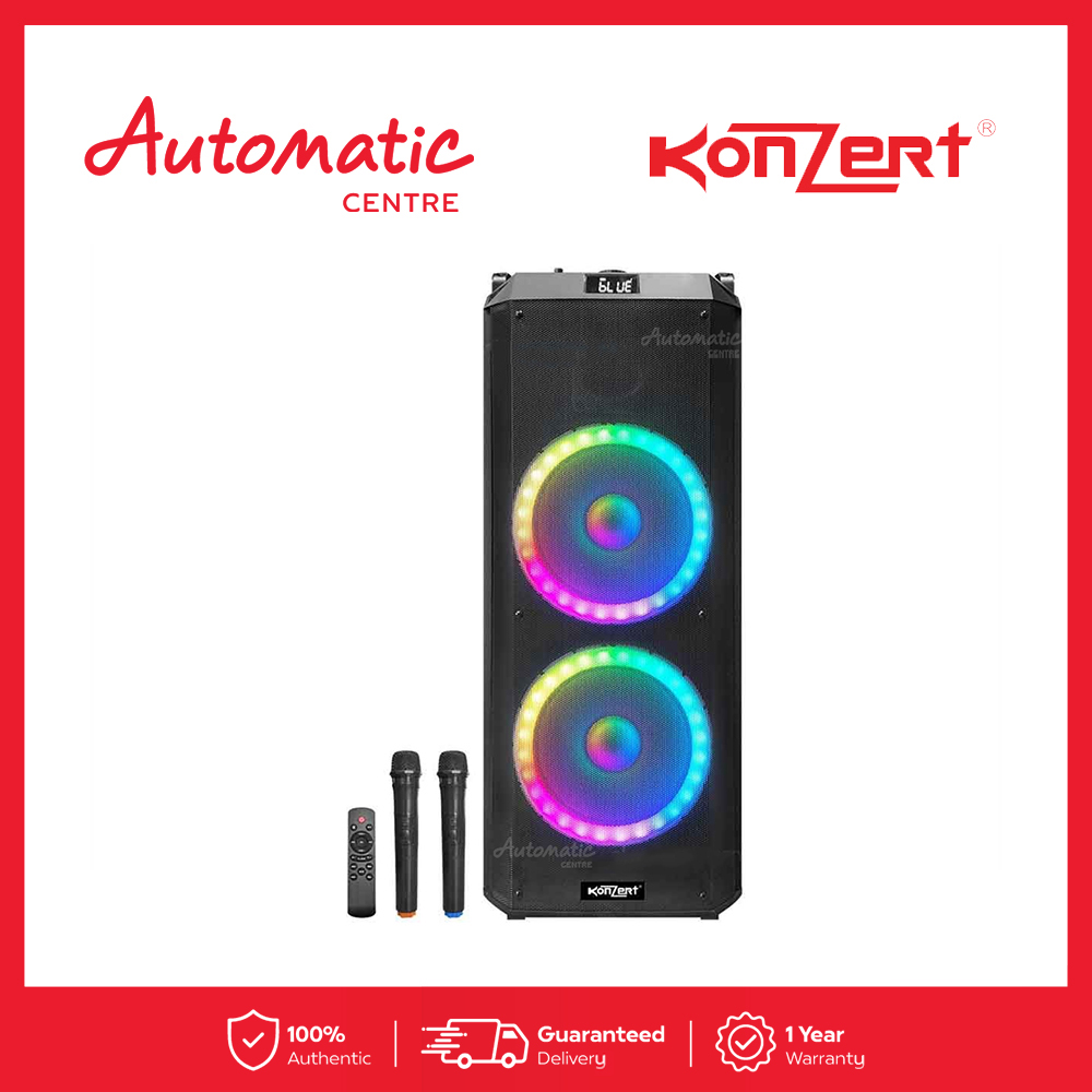 Konzert Avante 12 8000 Watts Party Speaker with USB FM Radio | Lazada PH