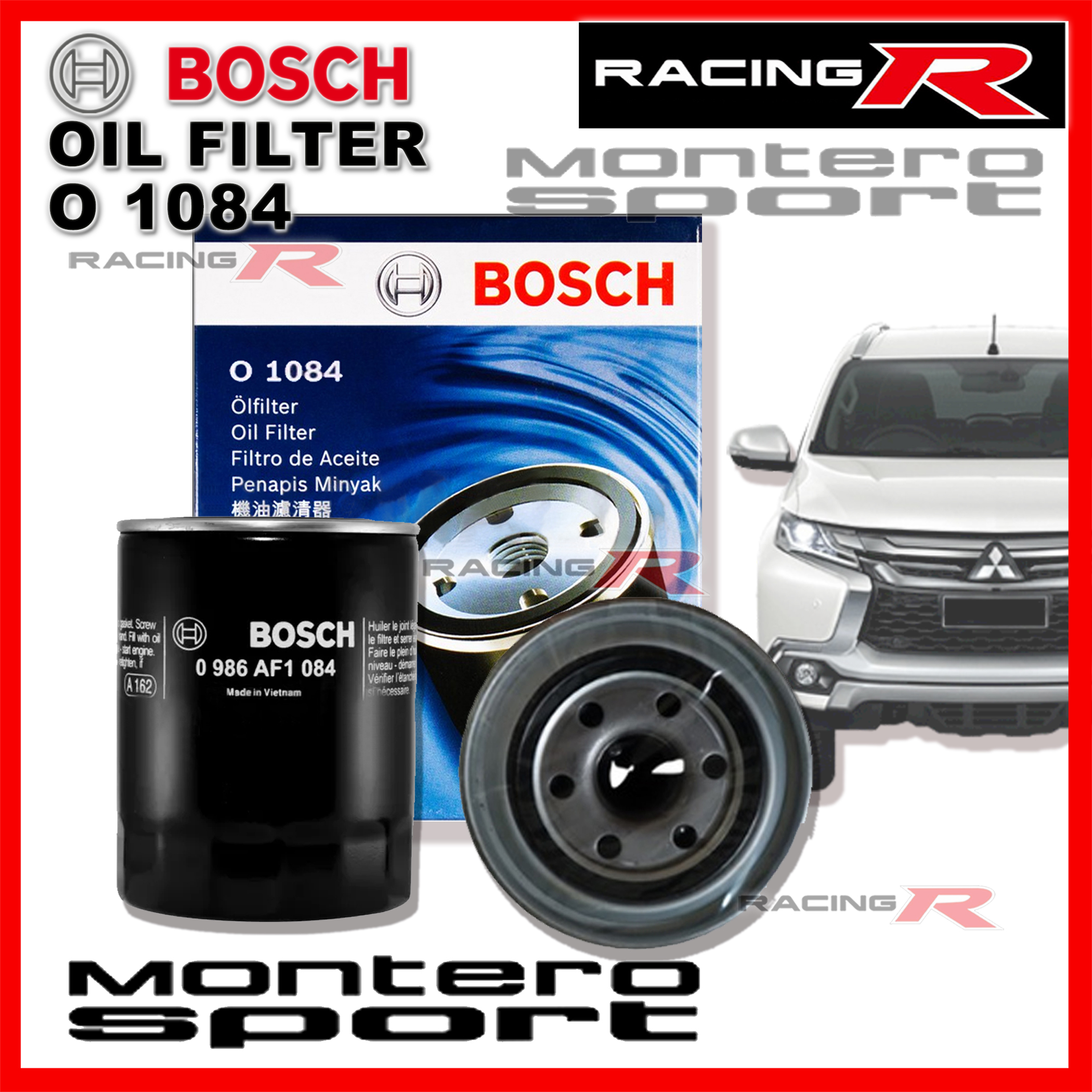 BOSCH Oil Filter O 1084 (C-313) for Montero Sport 4x4 | Lazada PH