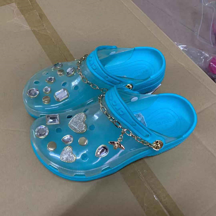 (สินค้าเฉพาะจุด)รองเท้ารูหญิงYang Miเดียวกันใหม่โปร่งแสงรองเท้าชายหาด ...