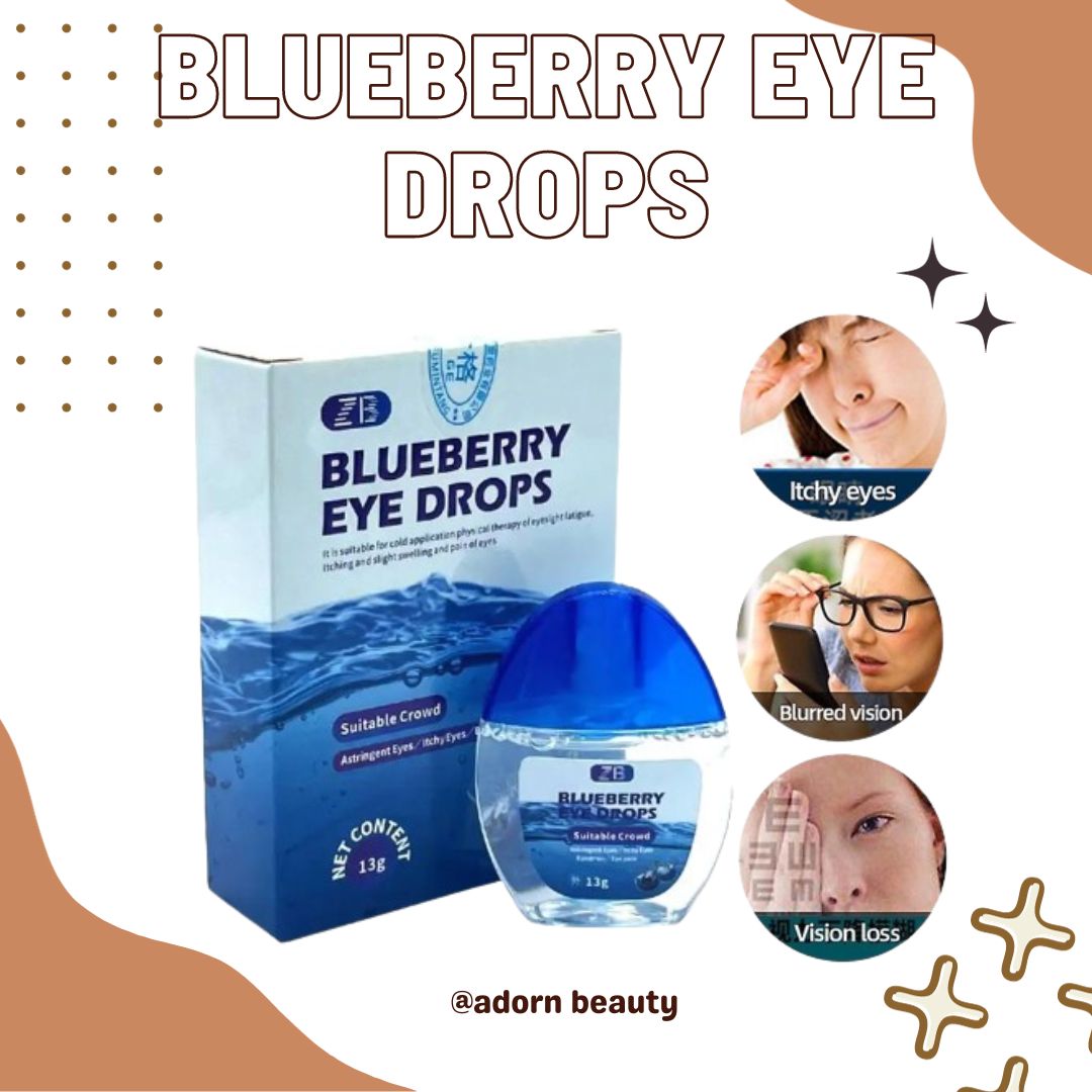 Original Blueberries Eye Drops for Clear Vision Dry Eyes Congestion ...