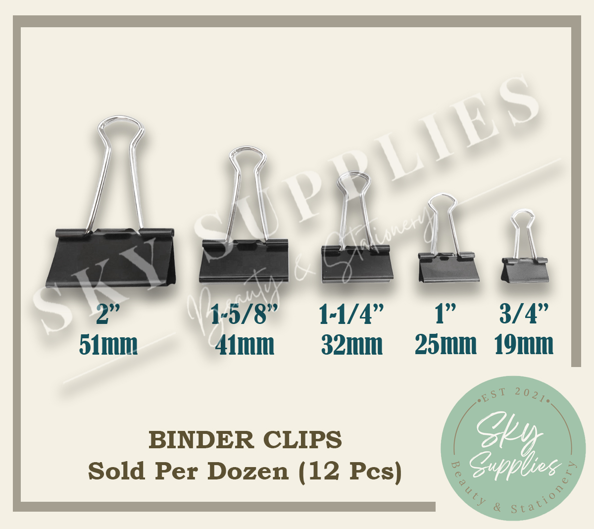 Binder Clip 1 Dozen 12 Pcs Lazada PH Binder Clip 1 Dozen 12 Pcs Lazada PH