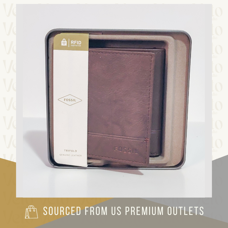 Fossil RFID Trifold Leather Wallet | Lazada PH