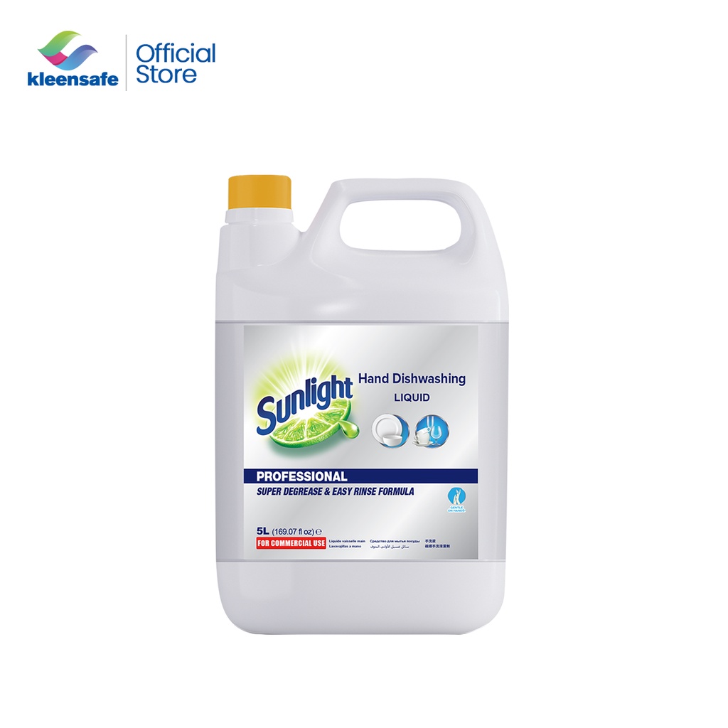 Kleensafe X Unilever Professionals Sunlight Pro Dishwashing Liquid 5l ...