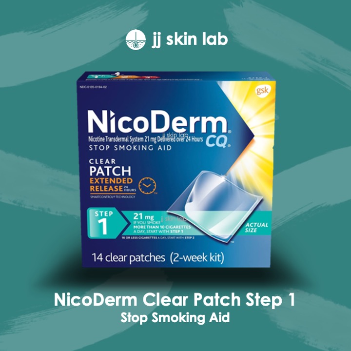 NicoDerm Clear Patch Step 1 2 & 3 (2-week kit) | Lazada PH
