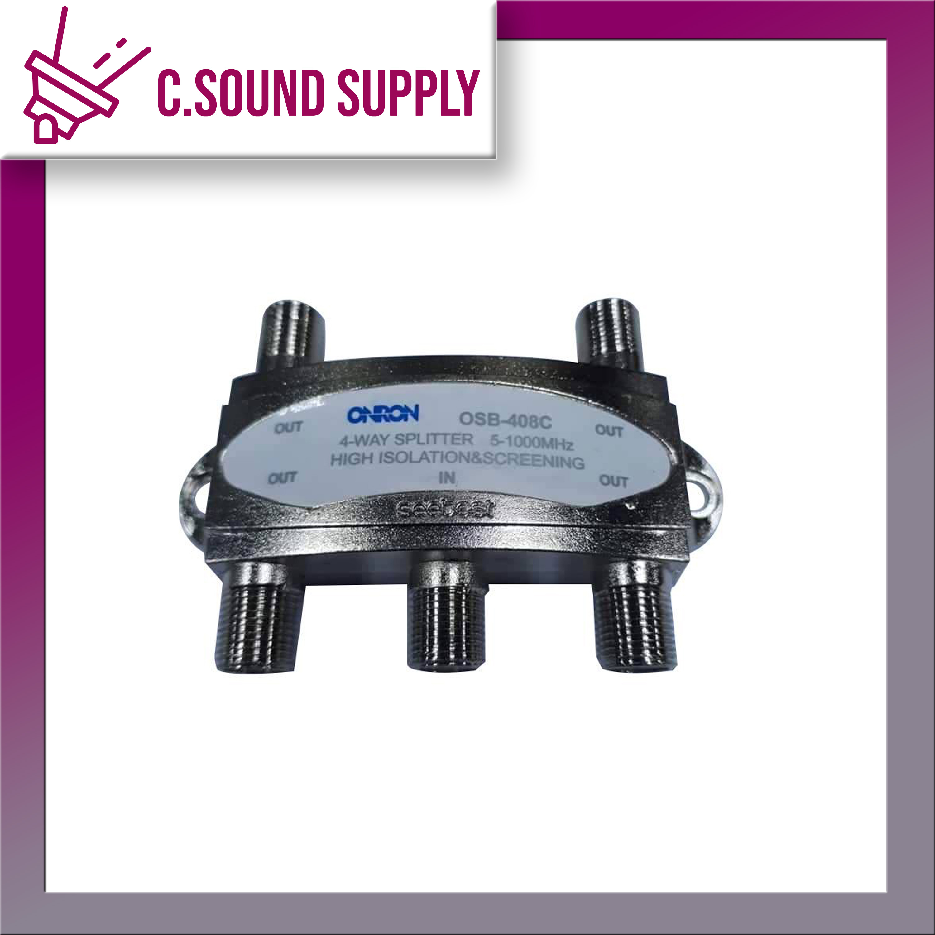 4 Way TV Splitter | Lazada PH