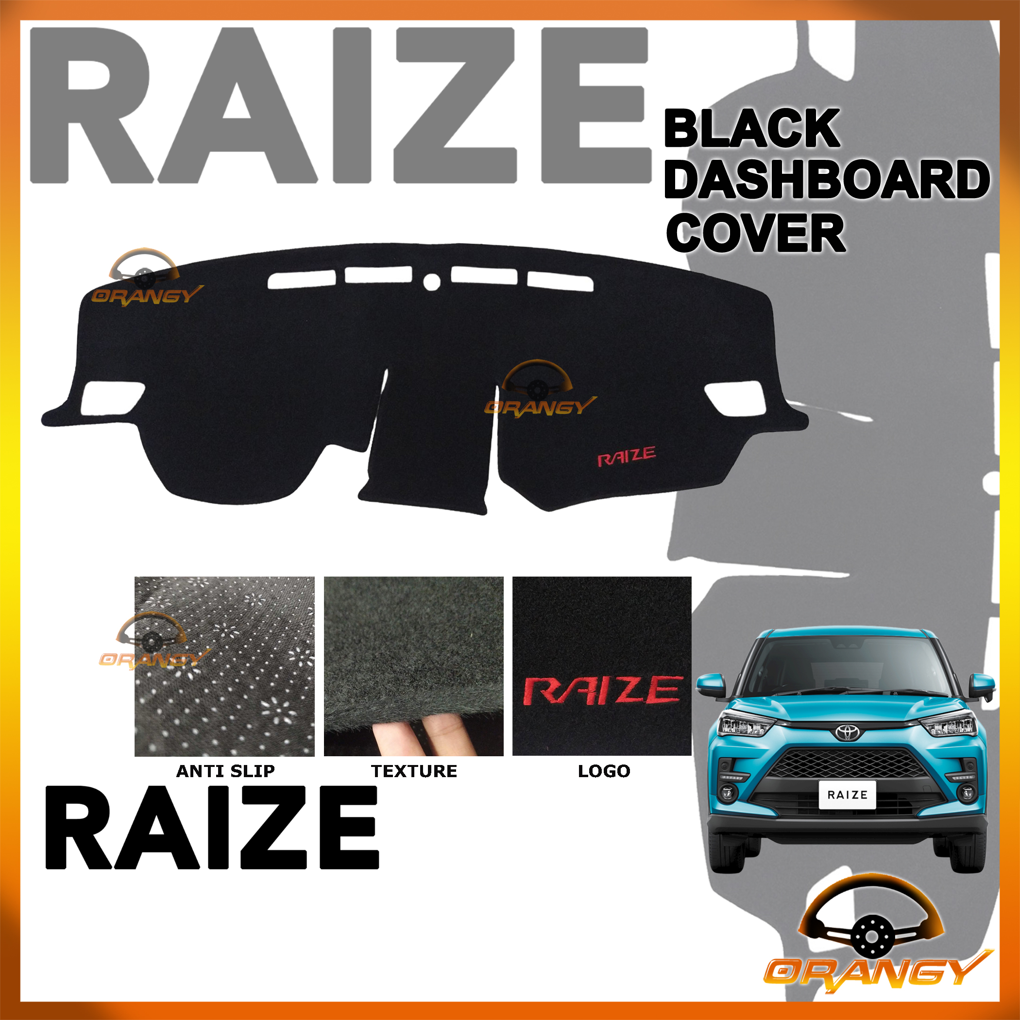Dashboard Cover for Toyota Raize 2022 to 2023 Dash board Cover High ...