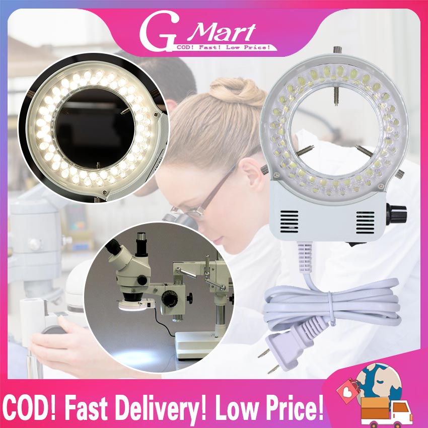 Microscope LED Light Illuminator Lamp Microscope Adjustable Circle ...