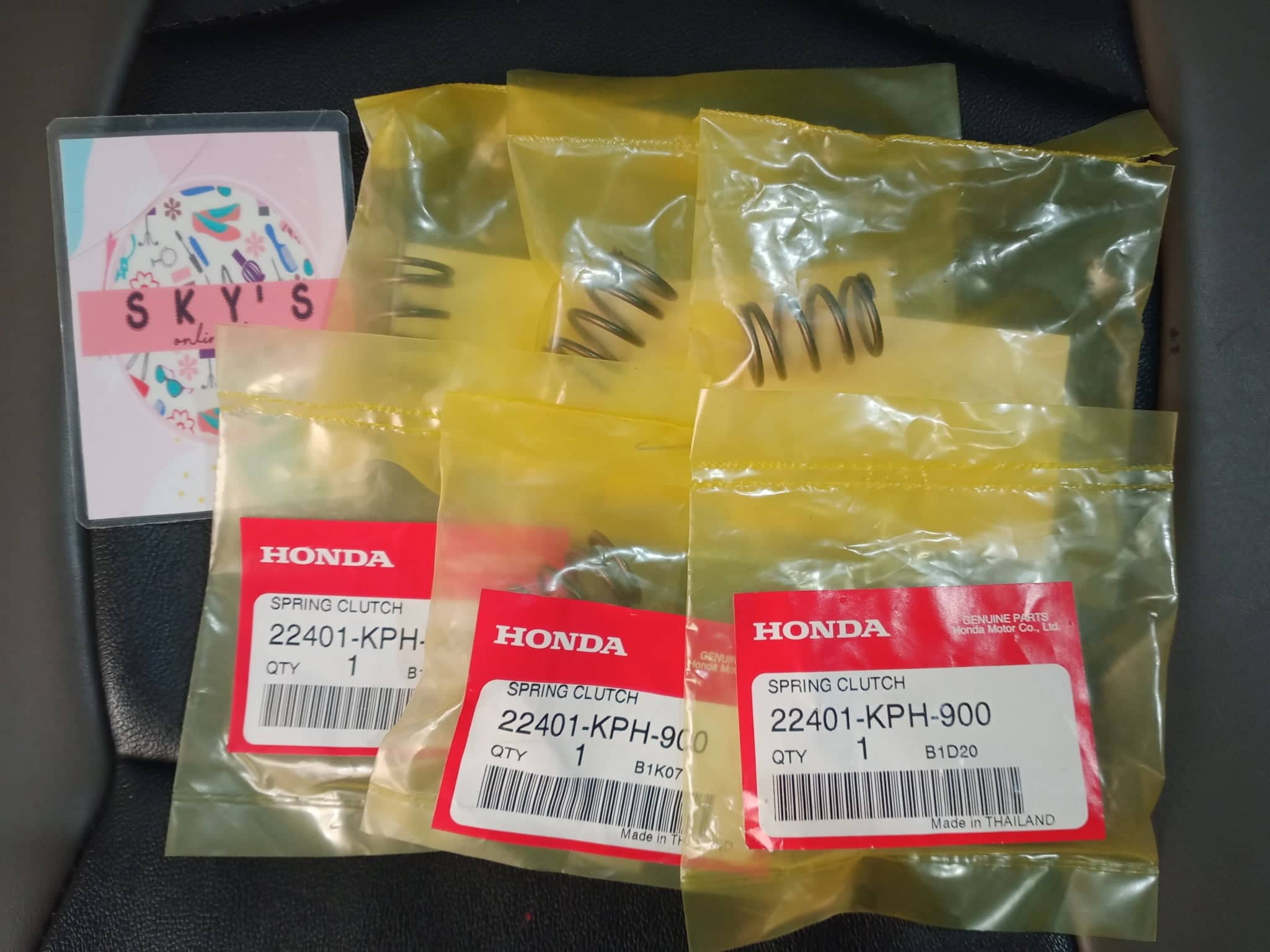 HONDA GENUINE CLUTCH SPRING WAVE 125,XRM 125,RS 125 ( SET/ 6 PCS ...
