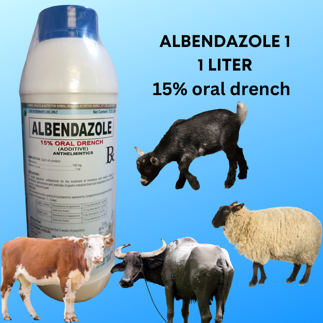 Albendazole 1 liter 15% oral drench for cattle / carabao / sheep / goat | Lazada PH
