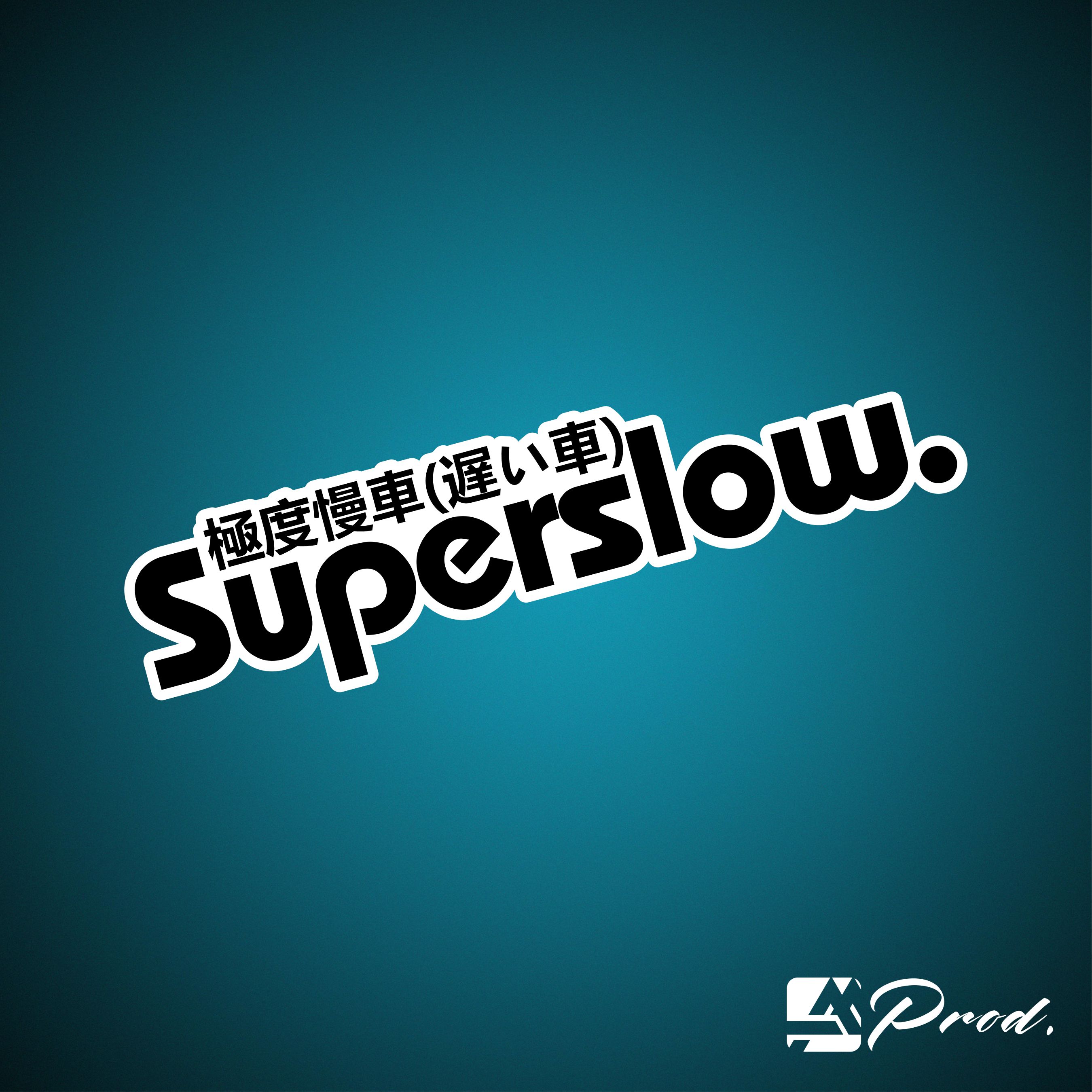 SUPERSLOW DECAL STICKER FOR CAR/MOTORCYCLE AND HELMET | Lazada PH