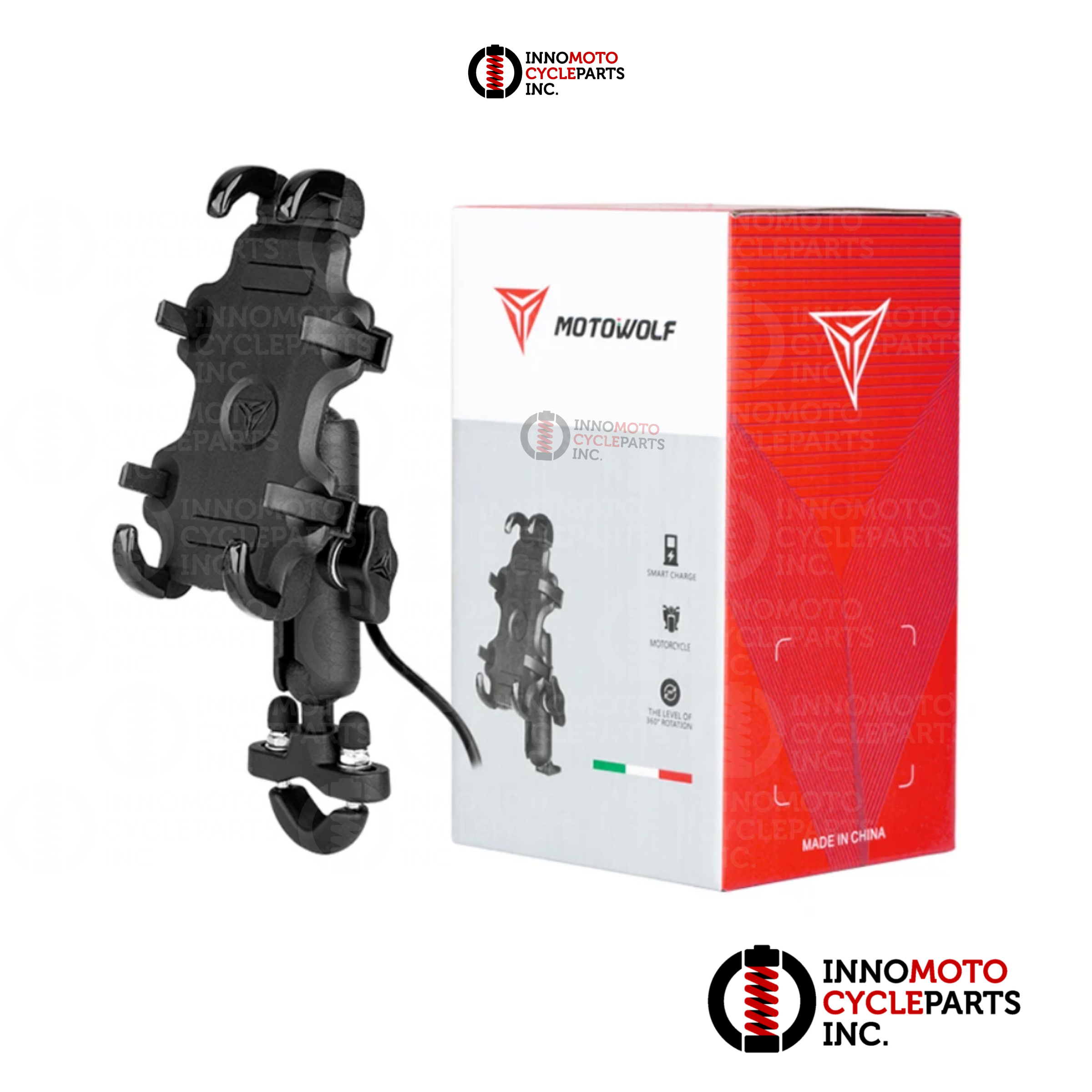 Motowolf New V5 Cell Phone Holder MDL2830 Handle/Mirror Mount ...