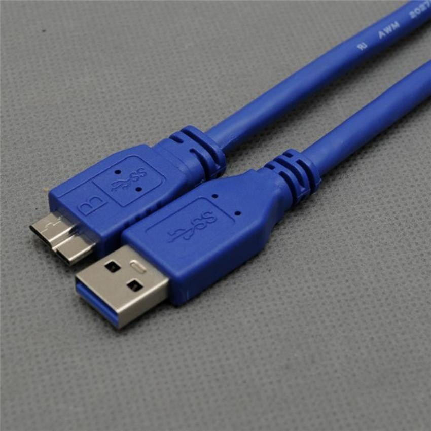 USB 3.0 A to Micro B Power+Data SC Cable Cord For External Hard Drive ...