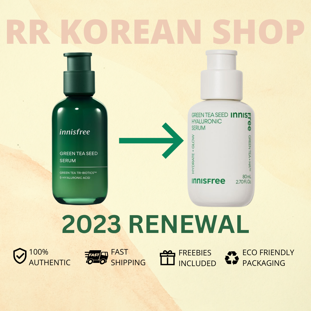 Innisfree Green Tea Seed Hyaluronic Serum 80ml [2023 NEW PACKAGING ...