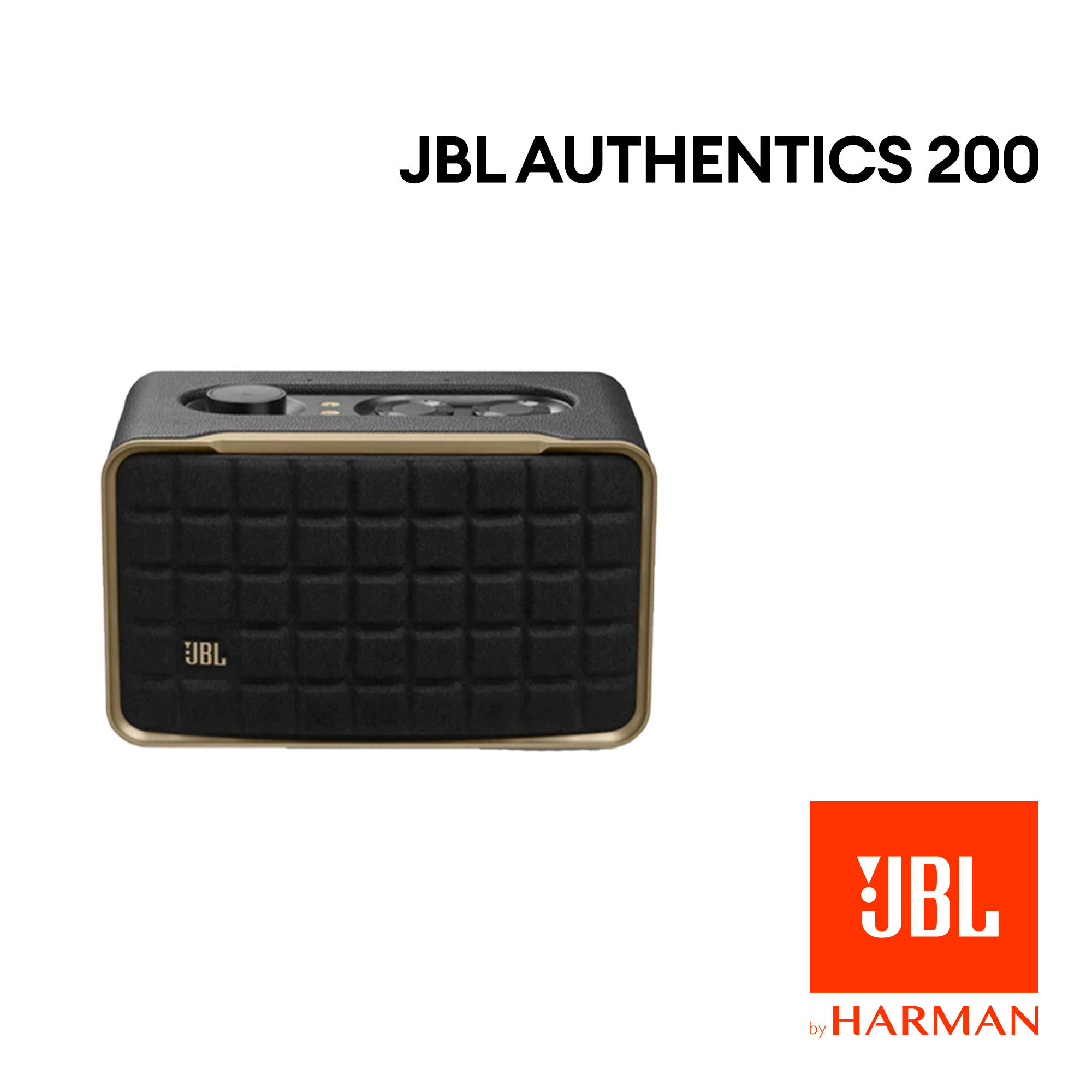 JBL Authentics 200 Smart home speaker with Wi-Fi, Bluetooth and Voice ...