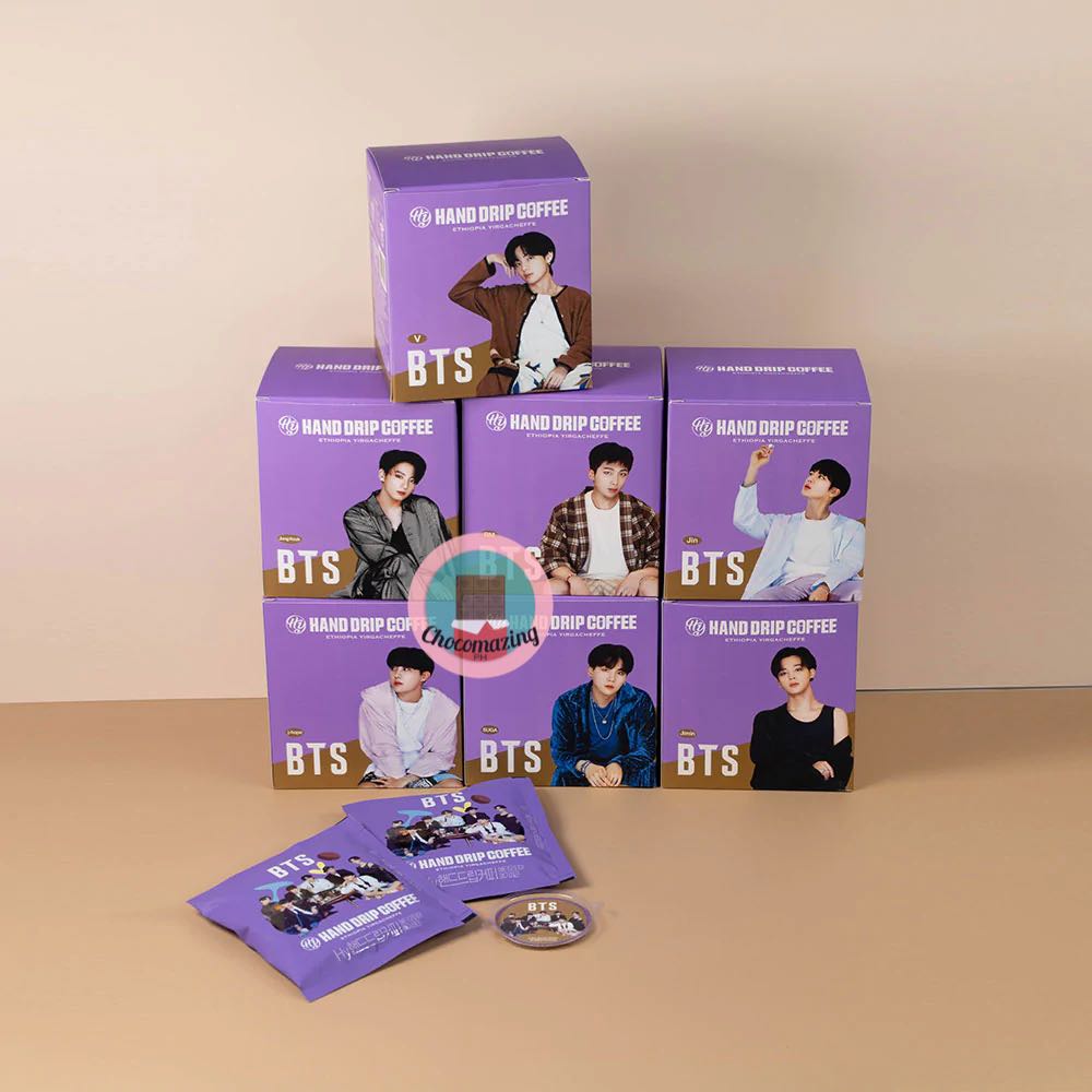 BTS Limited Edition Korea Yakult Hy Hand Drip Coffee BOX 10g 7PCS ...